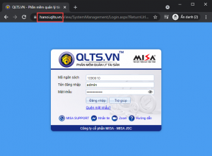 Đăng nhập – Help MISA QLTS