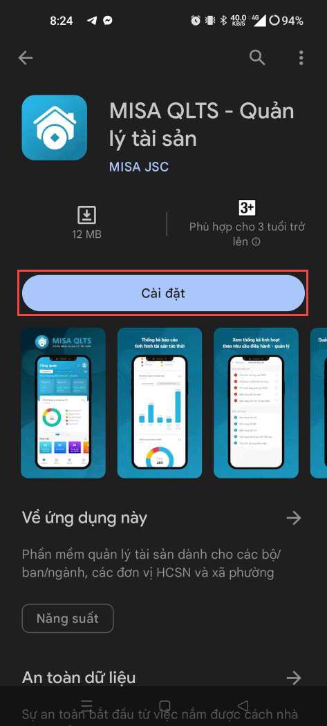 Hướng dẫn tải và cài đặt ứng dụng MISA QLTS – Help MISA QLTS